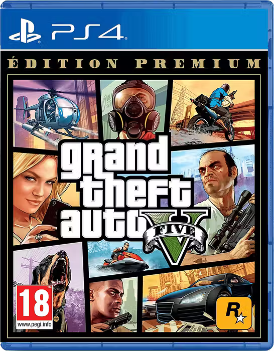 GTA 5 Grand Theft Auto V [Premium Edition] - PS4 – Tharaa Store - ثراء ستور