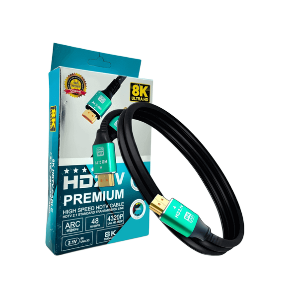 كابل اتش دي 8K فائق الجودة بسرعة عالية وتقنية 2.1V – Tharaa Store - ثراء ستور